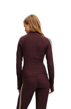 Cotton:on Active Fleece Lined Jacket - Cherry Ripe Deep Taupe