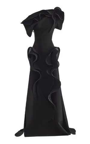 Maticevski Synergies Off-the-shoulder Gown - Black