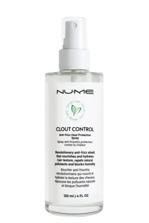 NUME Clout Control | Anti-frizz & Heat Protectant Spray - White