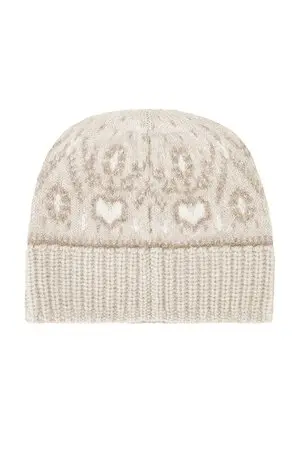 Khaite Avers Beanie - Ecru Multi