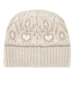 Khaite Avers Beanie - Ecru Multi