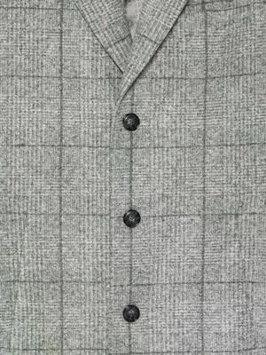 BOSS Checked Buttoned Coat