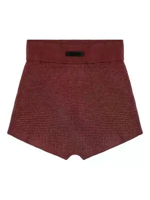 Fear Of God High-waisted Waffle-knit Shorts