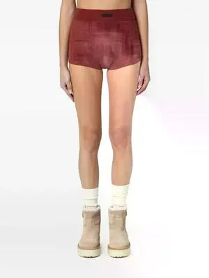 Fear Of God High-waisted Waffle-knit Shorts