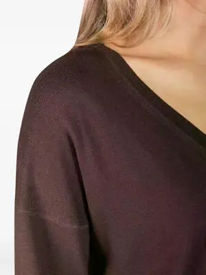 MOORER V-neck Long Sleeve Sweater