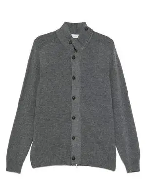 GRAN SASSO High-neck Buttoned Cardigan