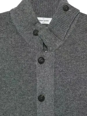 GRAN SASSO High-neck Buttoned Cardigan