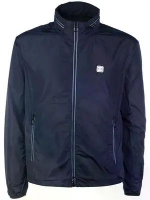 Armani Exchange Piped-trim Detail Jacket - Blue