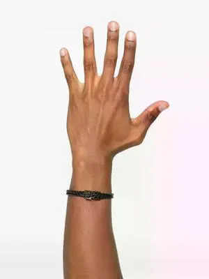 Versace Medusa Braided Bracelet - Silver