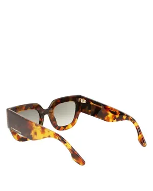 Victoria Beckham Rectangular Sunglasses, 49mm
