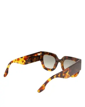 Victoria Beckham Rectangular Sunglasses, 49mm