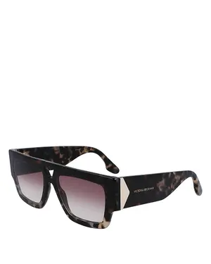 Victoria Beckham Plaque Square Sunglasses 55mm