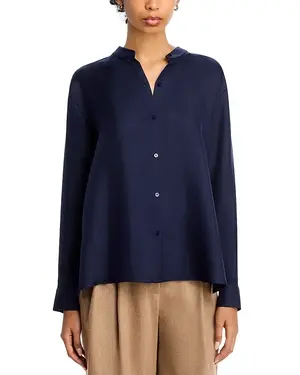 Eileen Fisher Mandarin Collar Tops