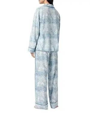 ALLSAINTS Maude Pajama Set - Map Blue