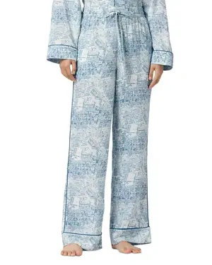 ALLSAINTS Maude Pajama Set - Map Blue