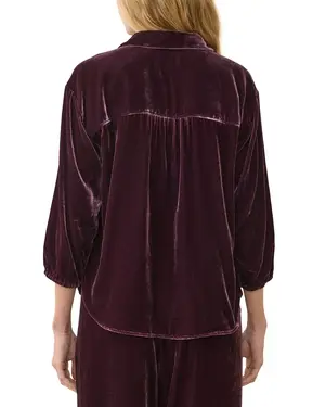 Marine Layer Bella Oversized Velvet Shirt