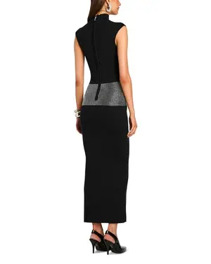 Retrofete Embellished Knit Maxi Dress