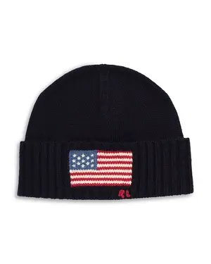Ralph Lauren Flag Beanie - Collection Navy
