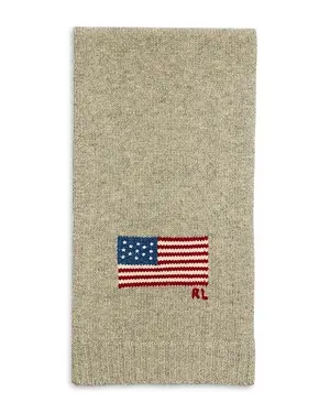 Polo Ralph Lauren Flag Scarf - Andover Heather