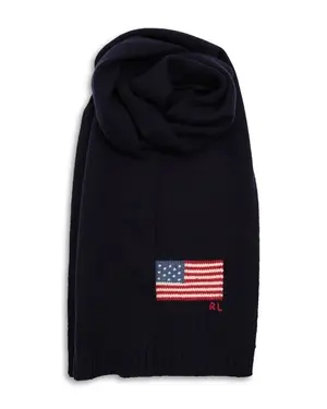 Polo Ralph Lauren Flag Scarf - Collection Navy