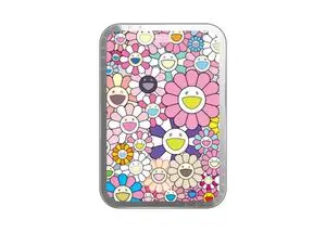 TAKASHI MURAKAMI X Casetify: Flowers Bloom Snappy Cardholder Stand - Silver