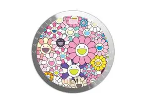TAKASHI MURAKAMI X Casetify: Flowers Bloom Snappy Grip Stand - Silver