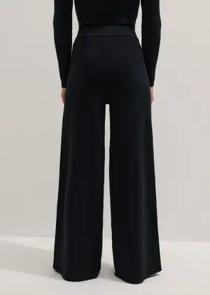 ME+EM Silk Knit Evening Palazzo Pant