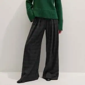 ME+EM Cashmere High Neck Jumper - Eden Green