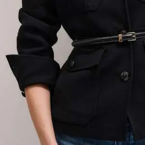 ME+EM Longline Fitted Military Jacket