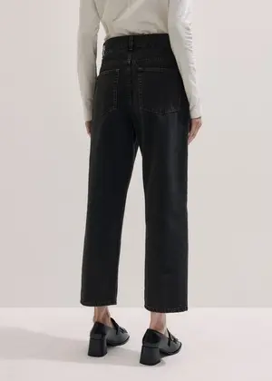ME+EM Relaxed Cropped Straight Jeans