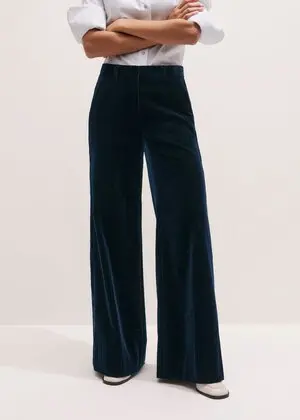 ME+EM Pinstripe Wide-leg Pant