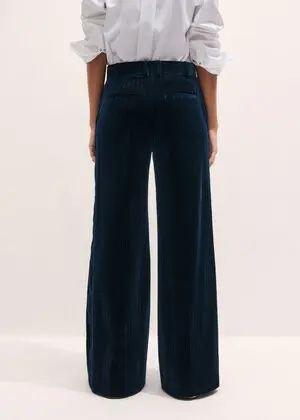 ME+EM Pinstripe Wide-leg Pant