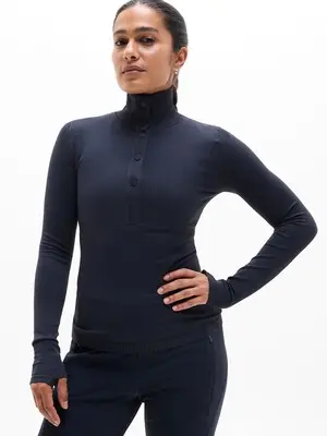 Athleta Henley Performance Tops For Women