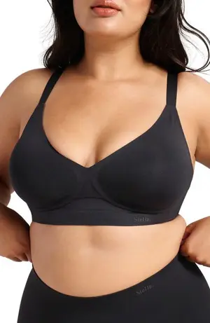 SIELLA Sculpt V-neck Bra - Black