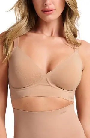 SIELLA Sculpt V-neck Bra - Taupe