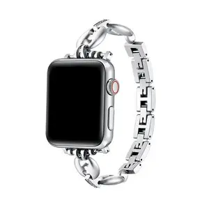 POSH TECH Poppy Rhinestone Band For Apple Watch - Silver