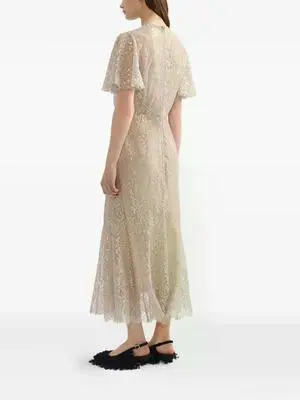 Erdem Short-sleeve Midi Dress