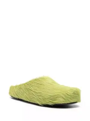 Marni Fussbett Sabot Slippers - Green