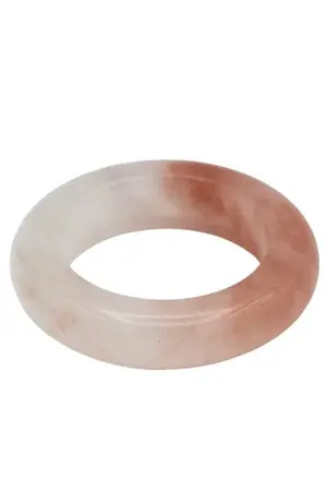 SEREE Peach Blossom Quartzite Ring - Pink