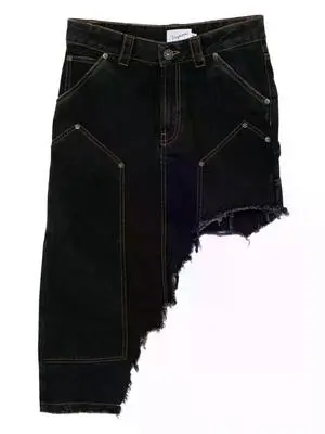 Vaquera Asymmetric Denim Skirt