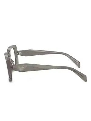 Prada Square-frame Eyeglasses - Grey