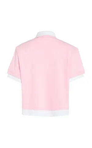 A.W.A.K.E. Mode Padded Cotton Double-collar Rugby Top