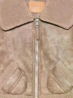JAKKE Shearling-collar Jacket - Neutrals