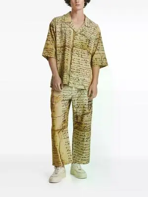 IRINA VOINEA Printed Trousers