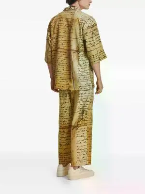IRINA VOINEA Printed Trousers