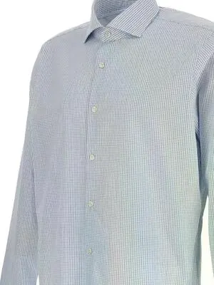 BAGUTTA Button-fastening Striped-pattern Shirt