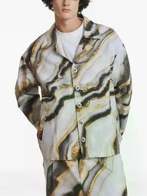IRINA VOINEA Marble Overshirt