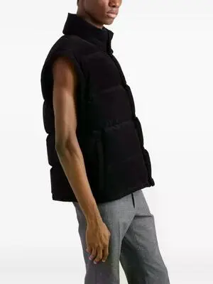 Prada Corduroy Puffer Jacket - Black
