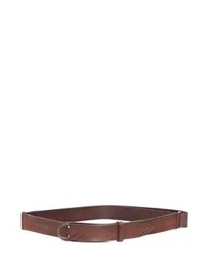 Orciani Textured Leather Belt - Brown
