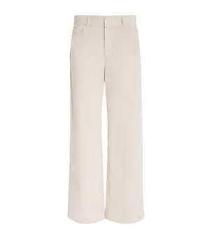 Max Mara Corduroy Flared Trousers